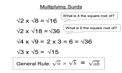 Multiplication Of Surds Assignment Point Multiplication Of Surds Assignment Point